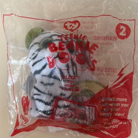 Ty | Toys | Mcdonalds Teenie Beanie Boos Blizz Toy | Poshmark